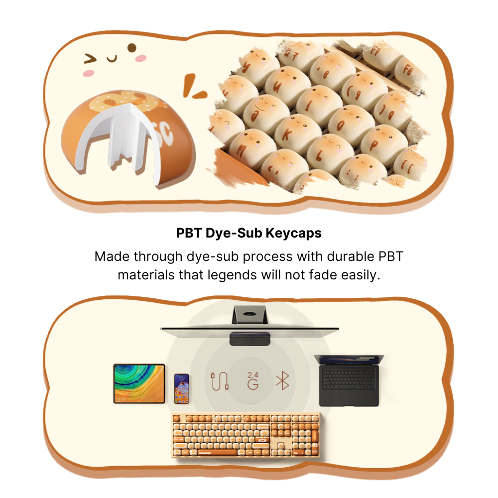 Akko x MonsGeek Bun Wonderland Keyboard | Thunder Match