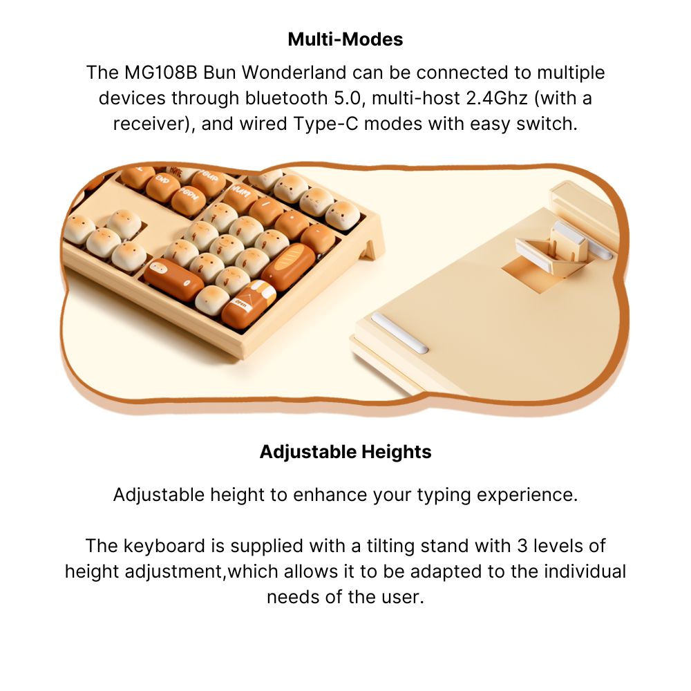 Akko x MonsGeek Bun Wonderland Keyboard | Thunder Match