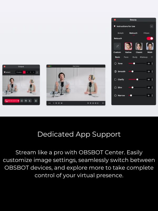 Obsbot Meet 2 AI-Powered 4K Webcam | Thunder Match