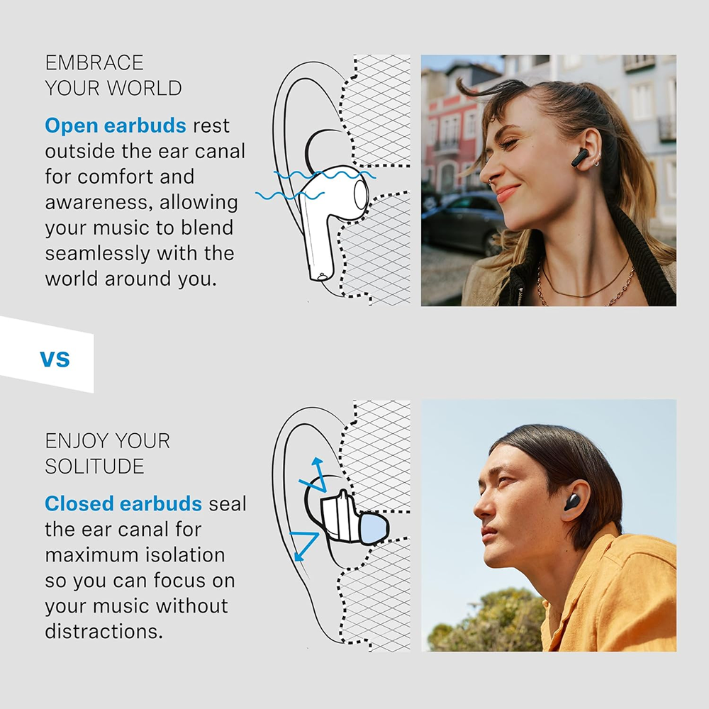 Sennheiser Accentum Open Wireless Earbuds | Thunder Match