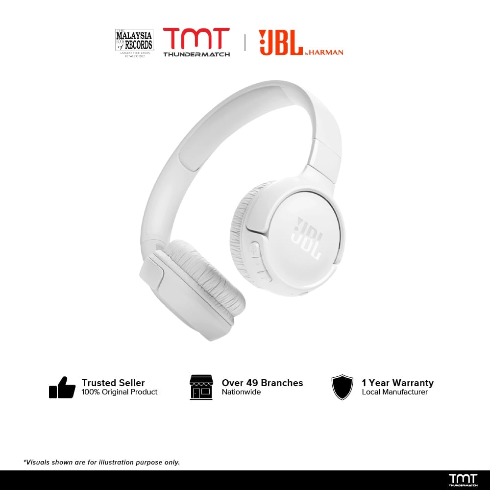 JBL TUNE 520BT Wireless On-Ear Headphones with Built-in Microphone ...