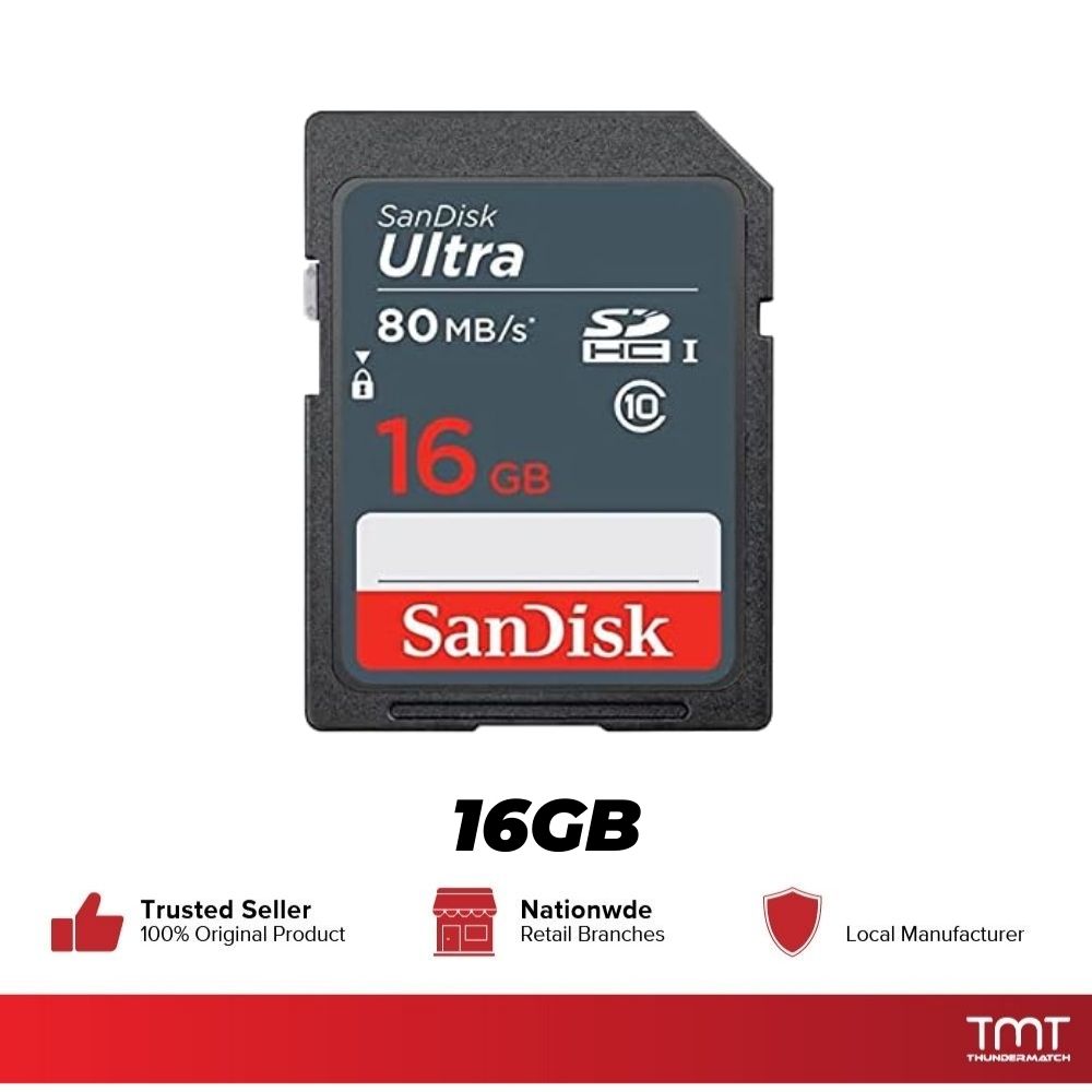 SanDisk SD Card Ultra UHS-I C10 Memory Card | Thunder Match