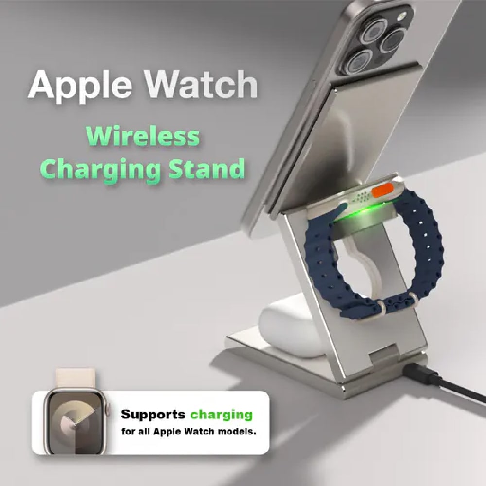 ADAM Elements Mag Z Magnetic 3in1 Foldable Travel Charging Station ...