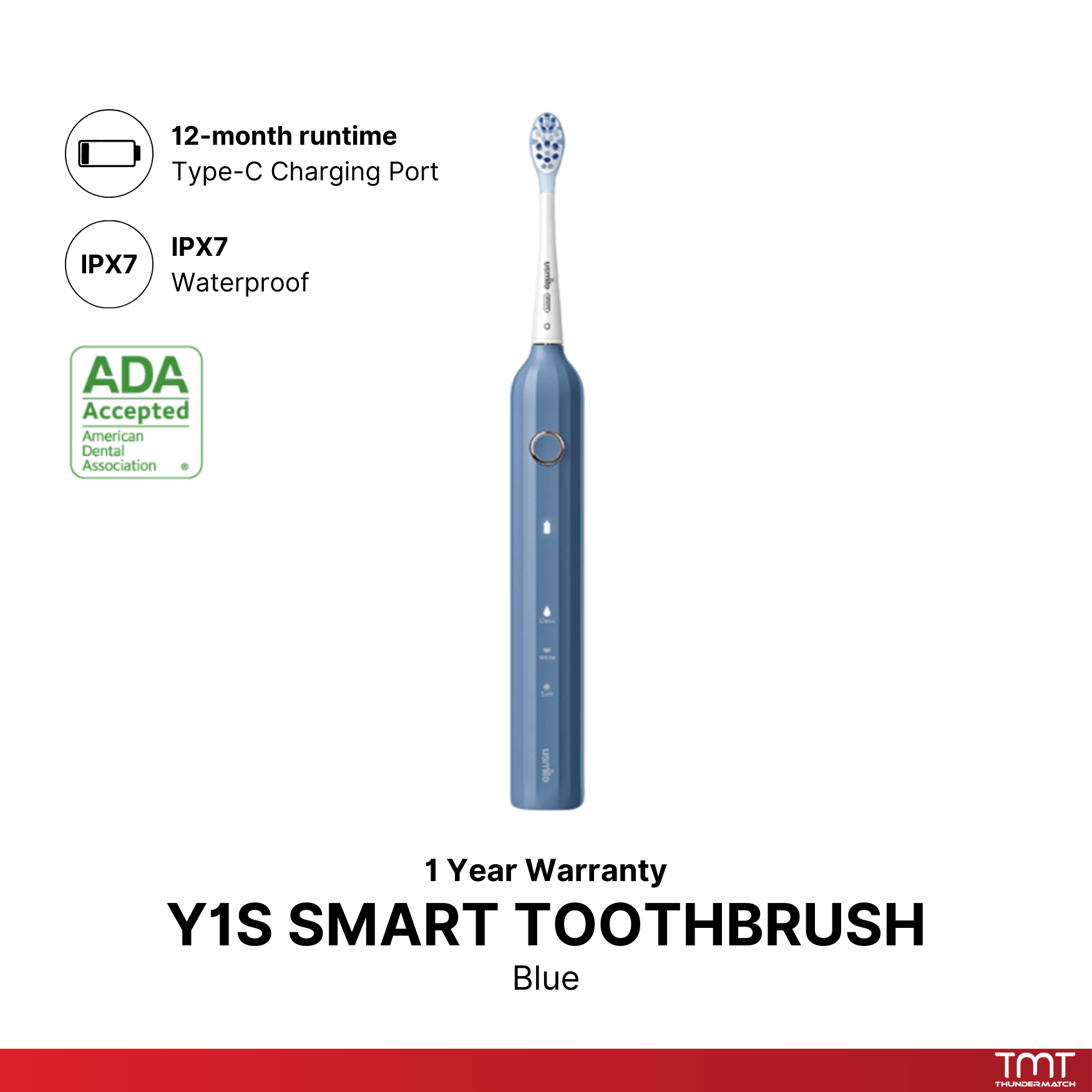 usmile Y1S Sonic Electric Toothbrush Classic Roman Column Design ...