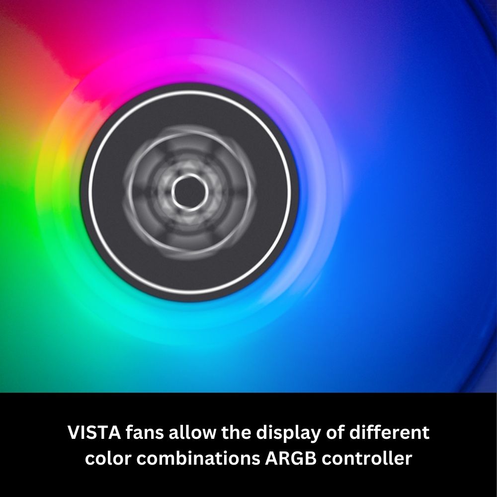 Silverstone Vista 120 ARGB Fan (Single Pack) | Thunder Match