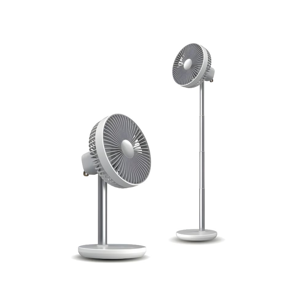 JisuLife Extendable Table Fan | Thunder Match