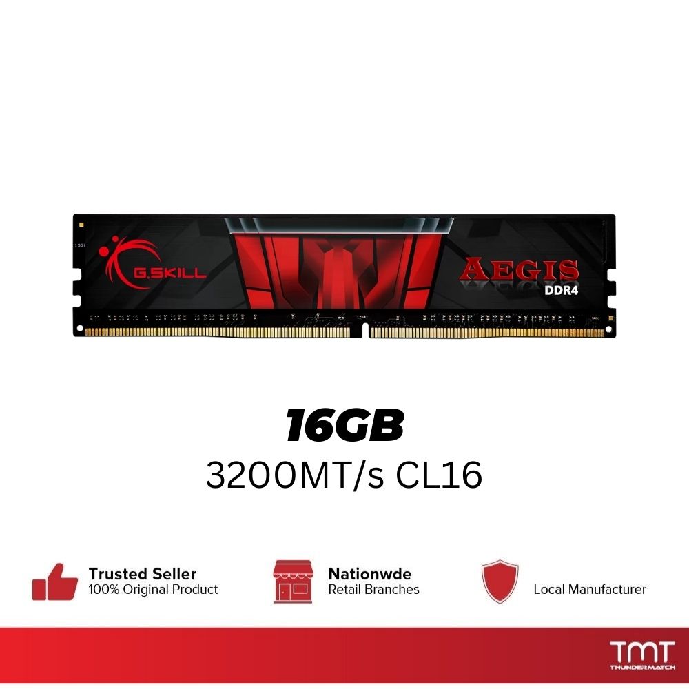 G.Skill Aegis DDR4 Desktop Ram | Thunder Match