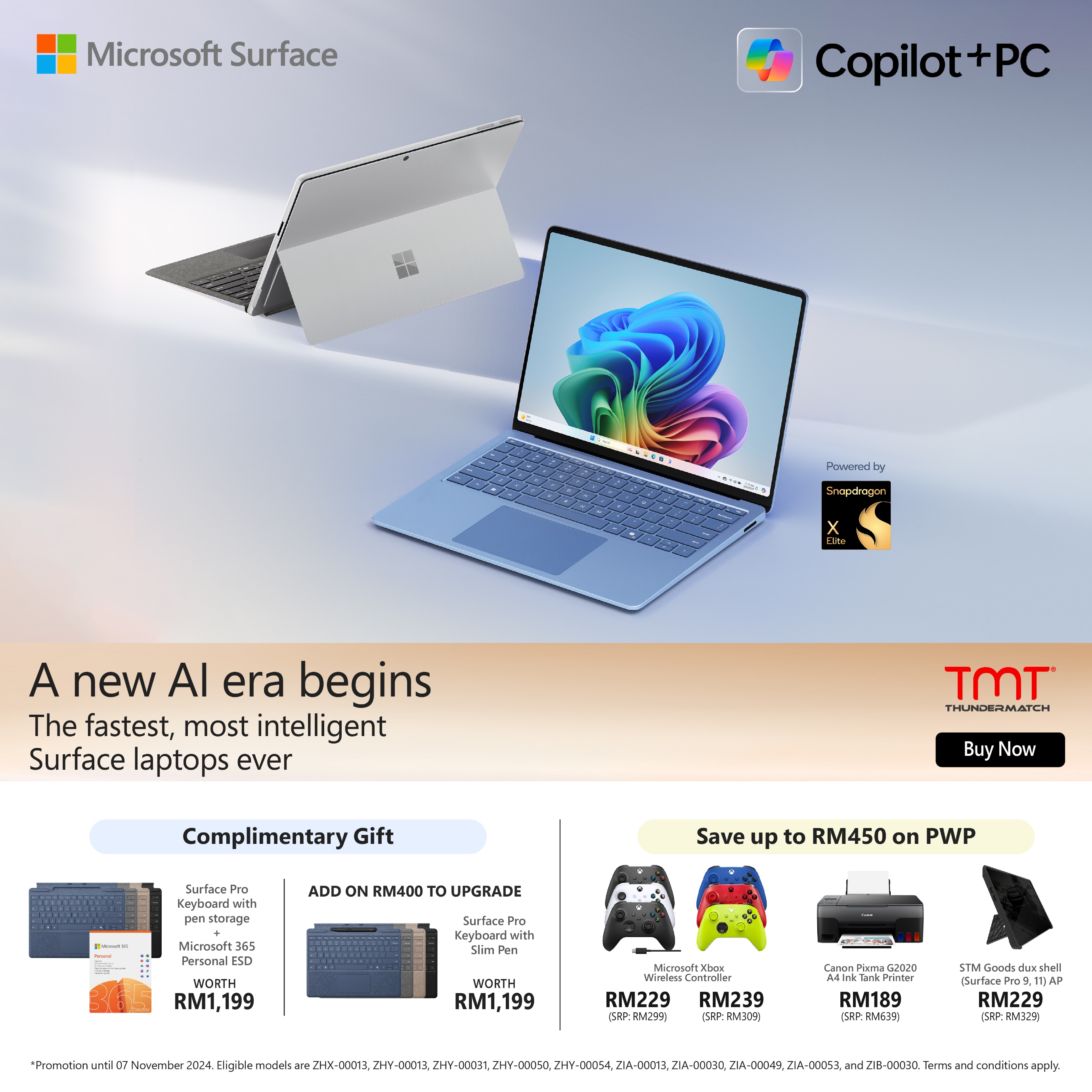 Microsoft Surface Pro 11 | Copilot+ PC | 13" OLED/LCD Touchscreen ...