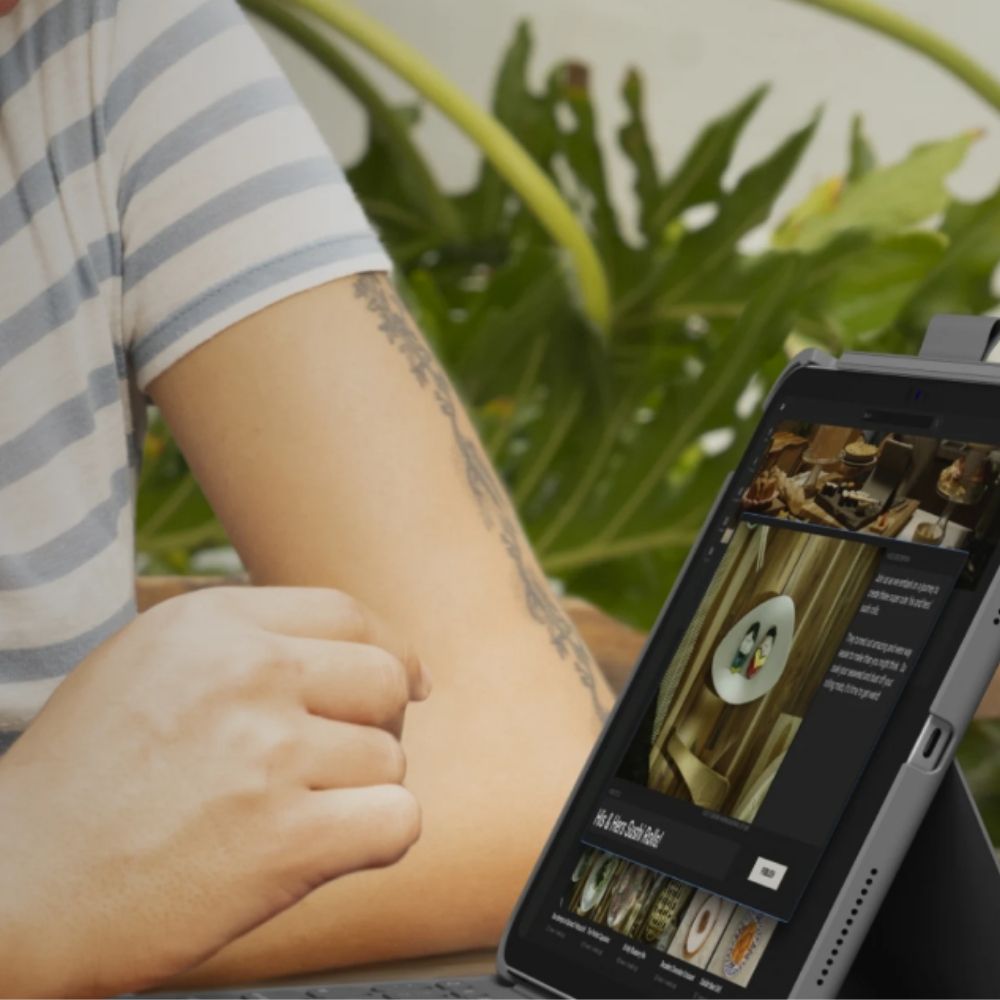 Logitech Slim Folio Keyboard Case 10.2" For iPad | Thunder Match