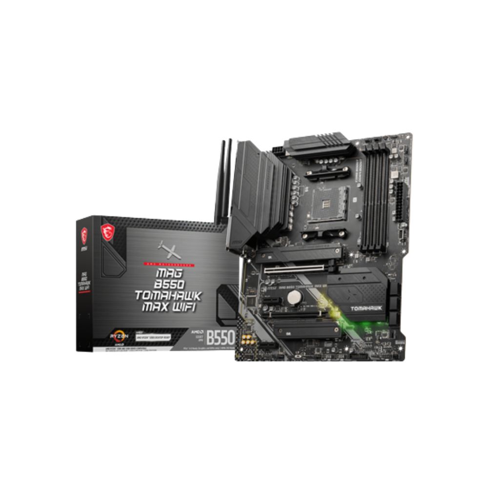 MSI B550 MAG TOMAHAWK MAX WIFI ATX Motherboard | Thunder Match