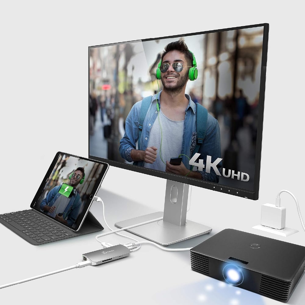J5create USB-C 10-in-1 4K HDMI™ Multi-Port Hub with VGA PD 100W (JCD384 ... J5create USB-C 10-in-1 4K HDMI™ Multi-Port Hub with VGA PD 100W (JCD384 ...